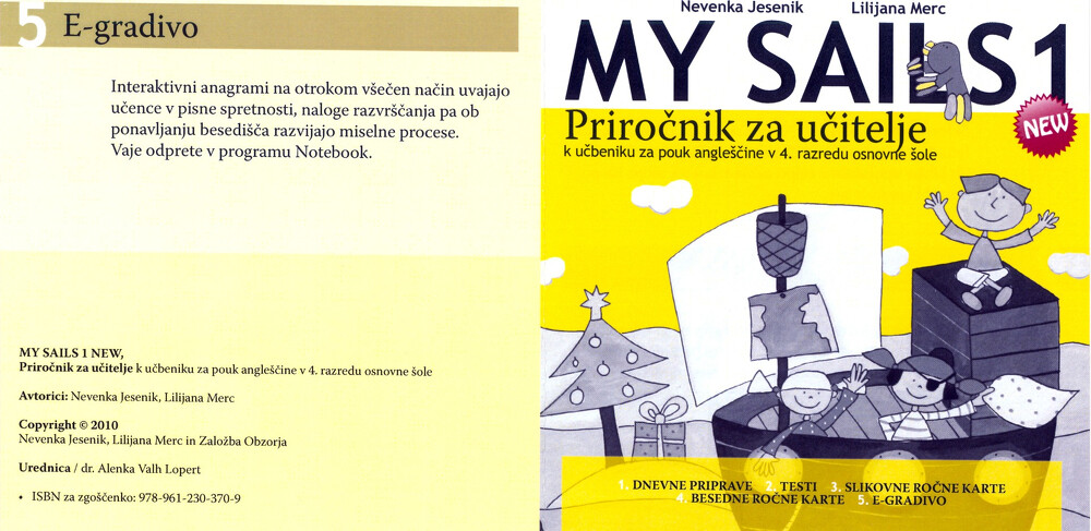 MY SAILS 1 NEW - priročnik za učitelje s CD-jem - Založba obzorja d.d.