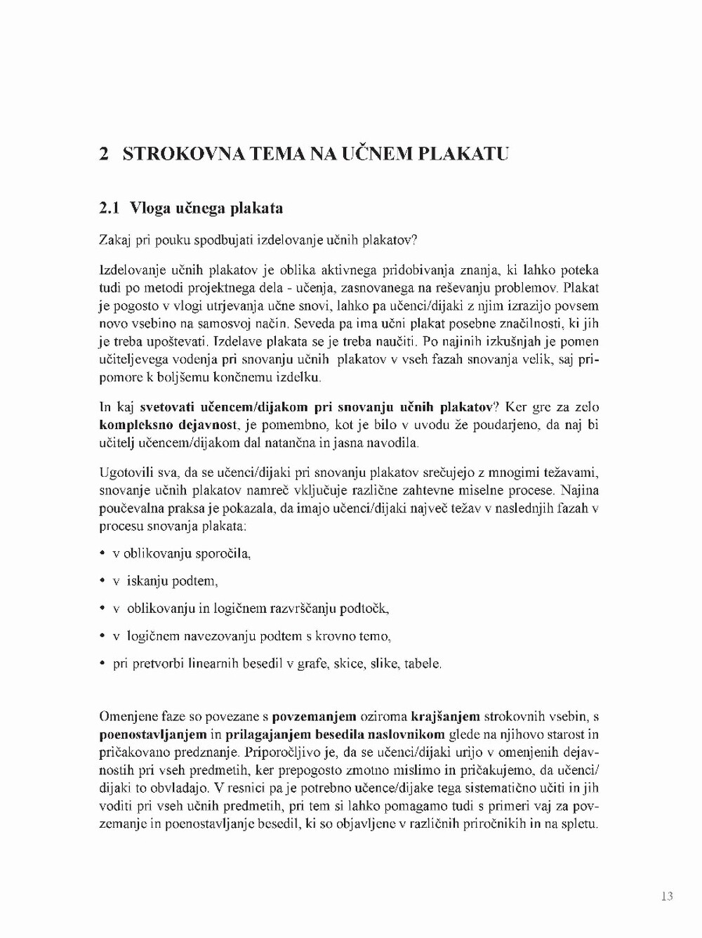 PREDSTAVLJANJE STROKOVNIH TEM V ŠOLI - Založba obzorja d.d.